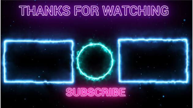 Je vais créer votre l'outro de votre vidéo Youtube - Écran de Fin pour 5